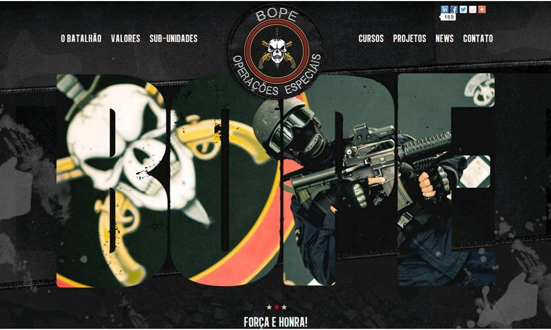 Bope chega aos 35 anos com site, Twitter e Facebook - Jornal O Globo