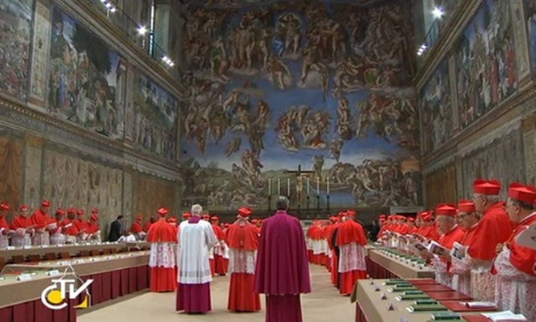 Primeiro dia de conclave - Jornal O Globo