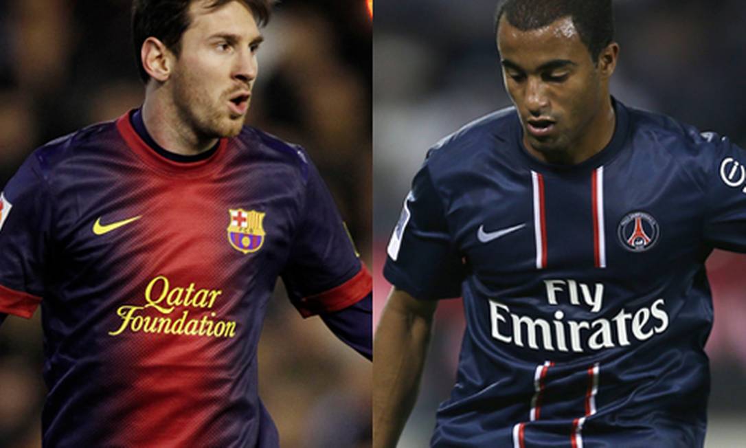 PSG de Lucas e Thiago Silva contra o Barcelona de Messi na Liga dos ...
