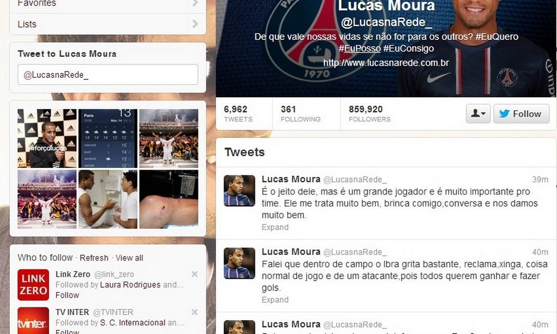 Lucas diz que foi mal interpretado em declarações sobre Ibrahimovic ...