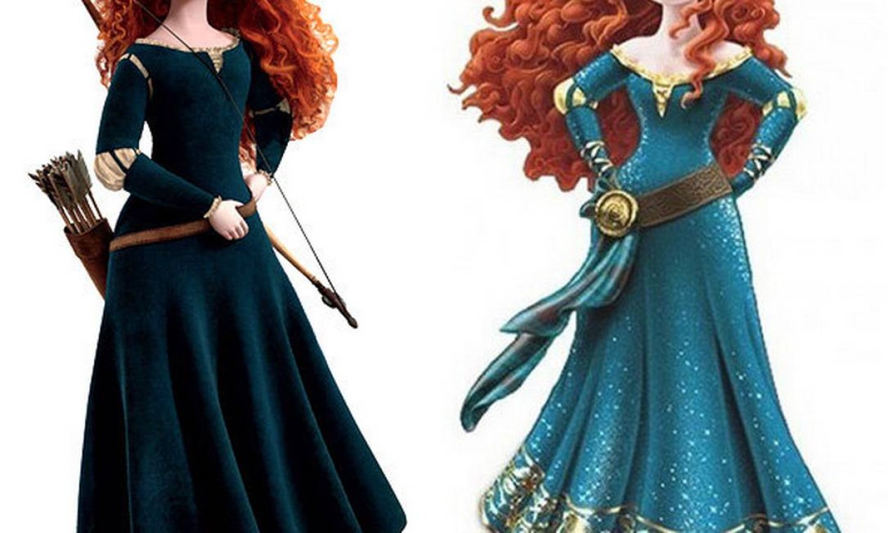 Disney é criticada por redesenho da princesa Merida, do filme 'Valente ...