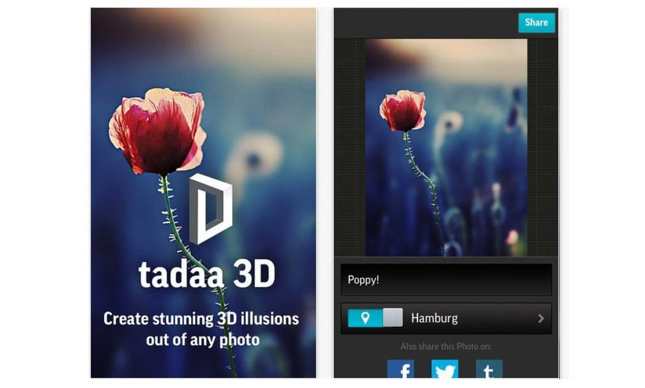 App Tadaa lança versão 3D - Jornal O Globo