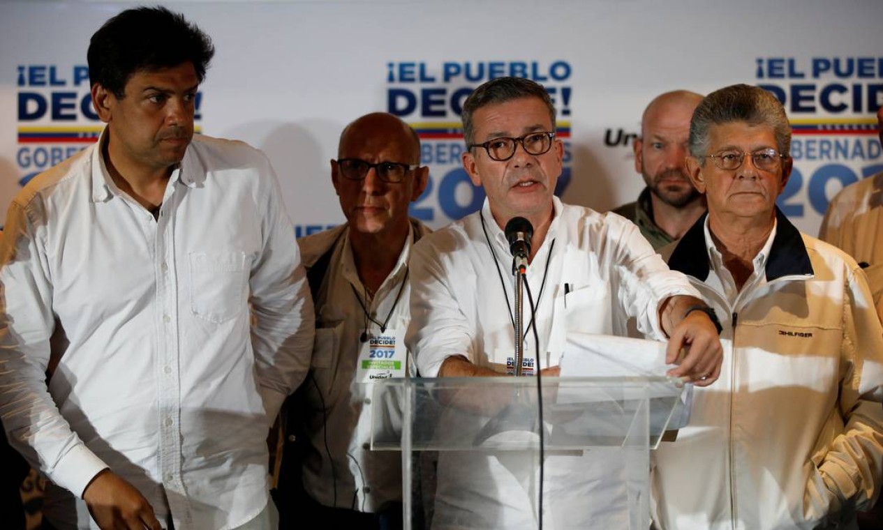 Oposição venezuelana rejeita resultado de eleições regionais - Jornal O ...