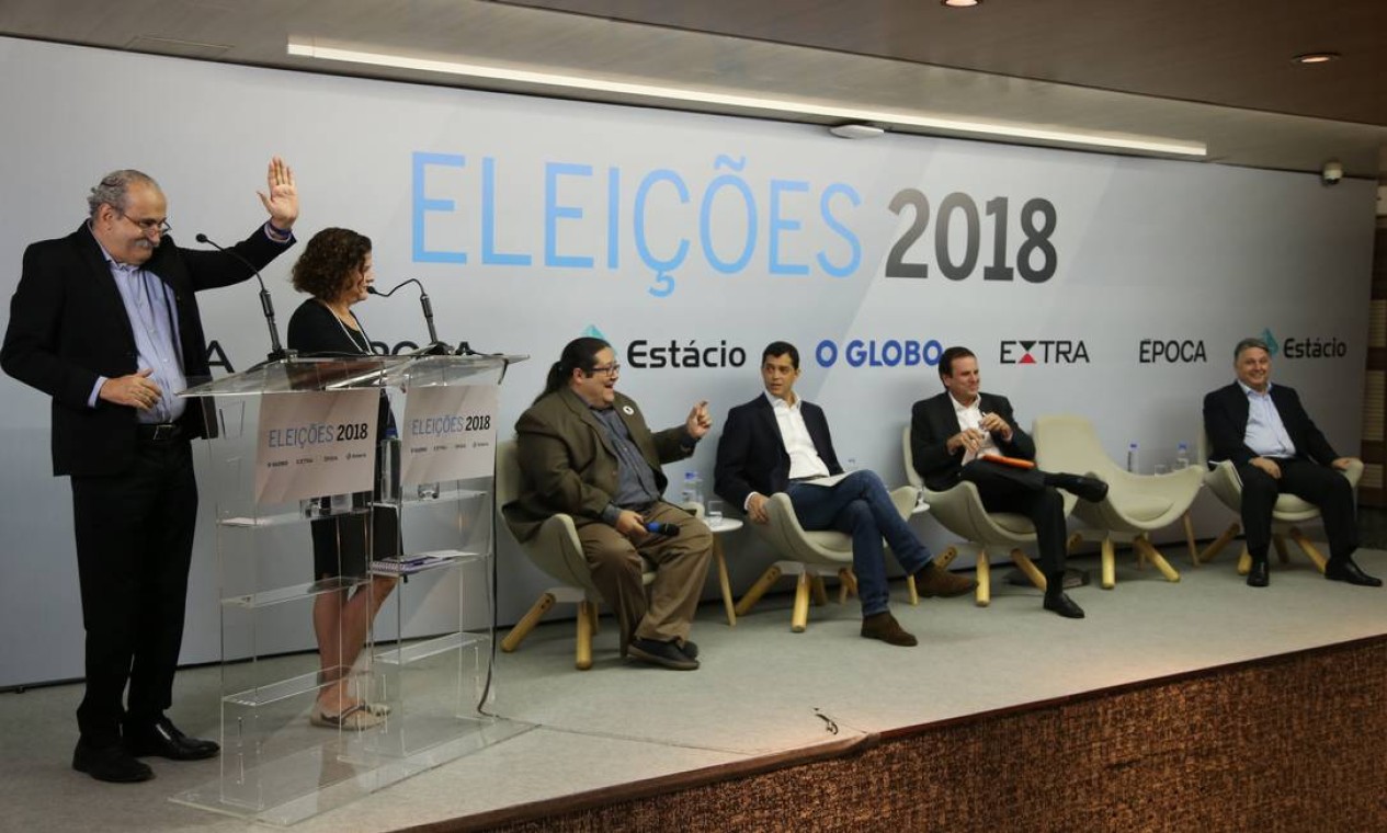 Candidatos a governador participam de debate promovido pelo Globo ...