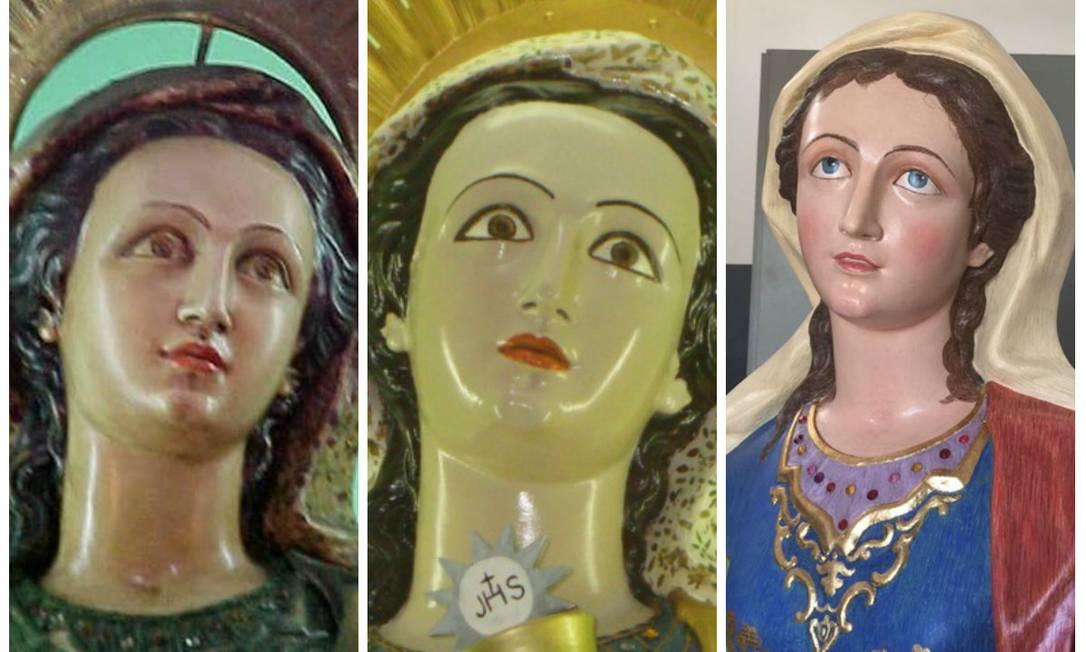 Santa Bárbara que virou 'Santa Barbie' após restauração grosseira é ...